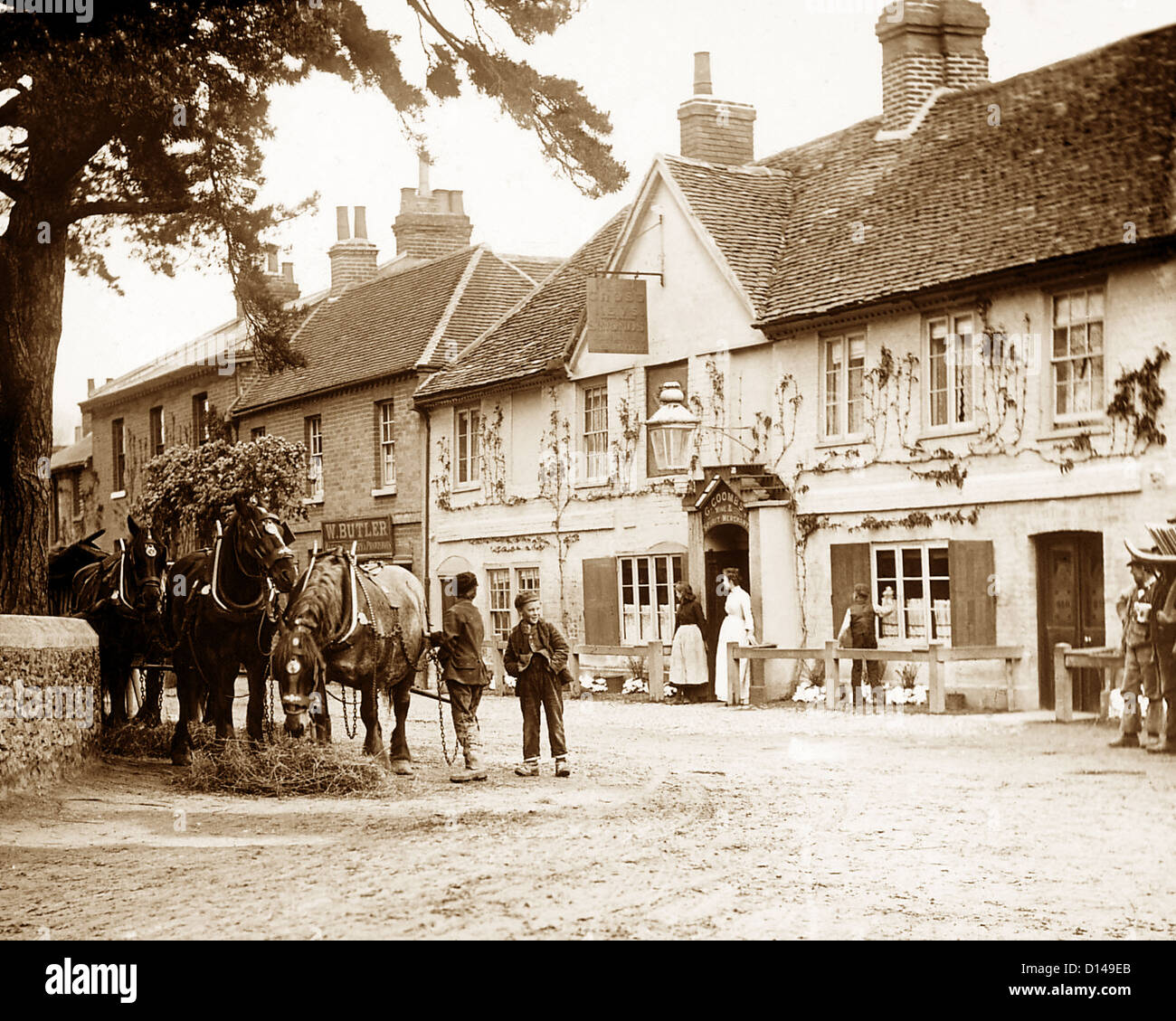 Pangbourne Victorian period Stock Photo - Alamy