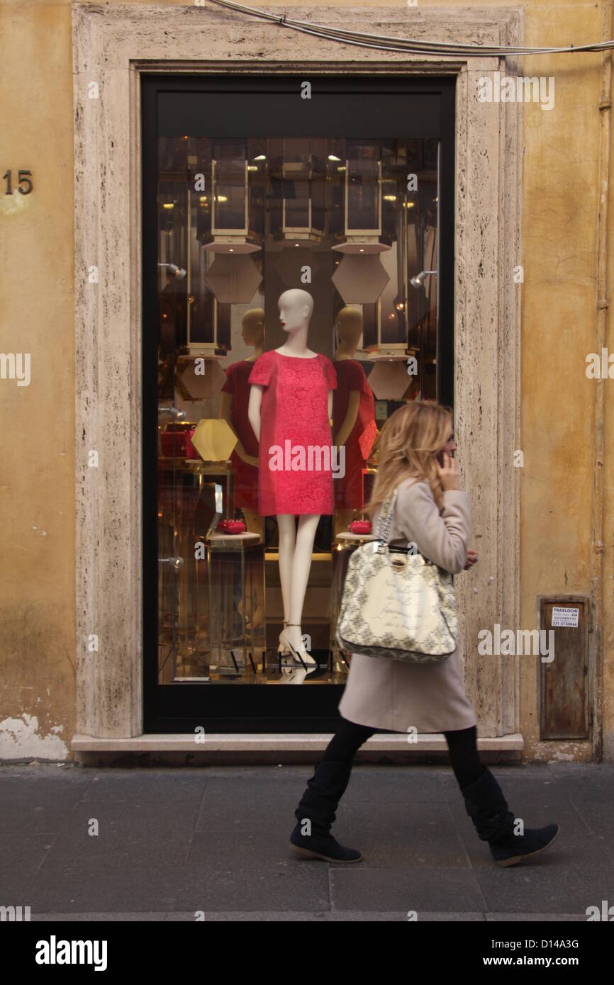 Via condotti valentino hi-res stock photography and images - Alamy