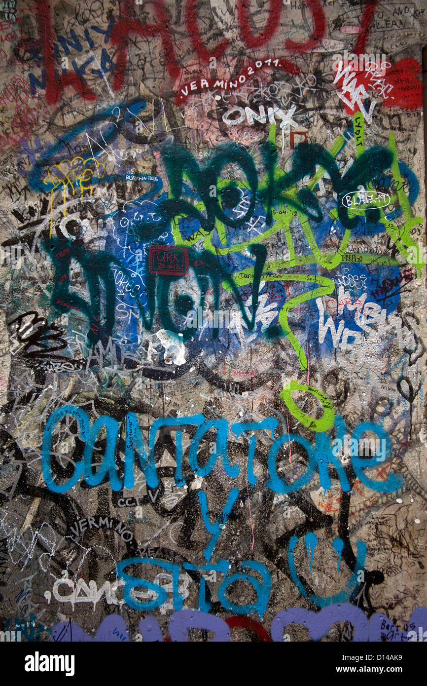 Remnants of the Berlin wall, Berlin Germany Stock Photo - Alamy