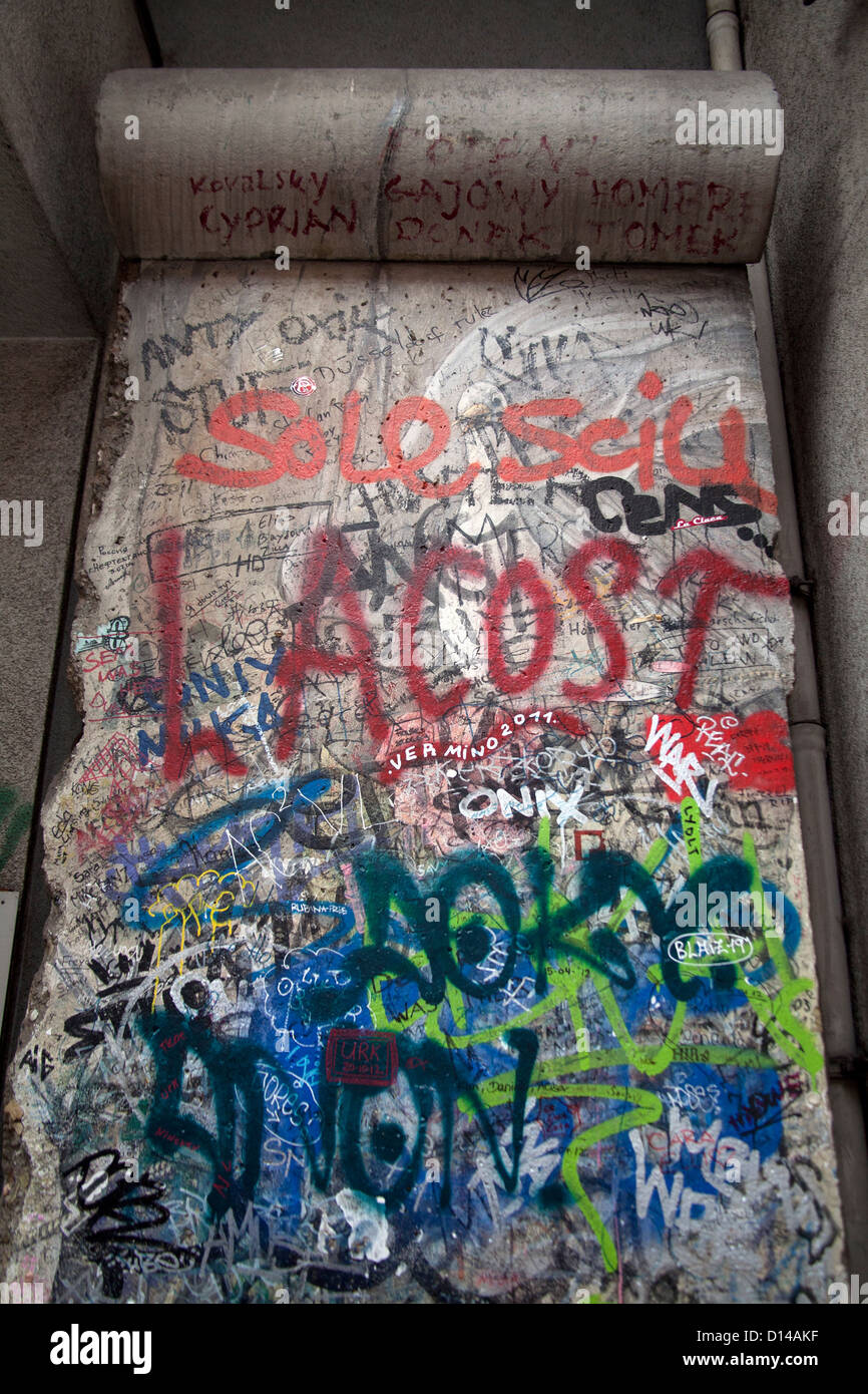Remnants of the Berlin wall, Berlin Germany Stock Photo - Alamy