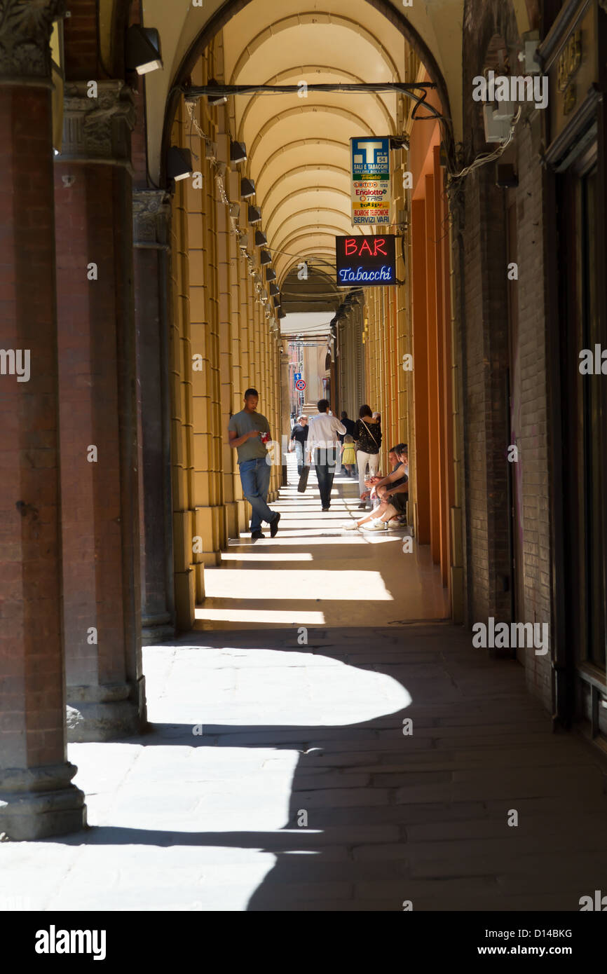 Typical colonnade in the old town hi-res stock photography and images ...