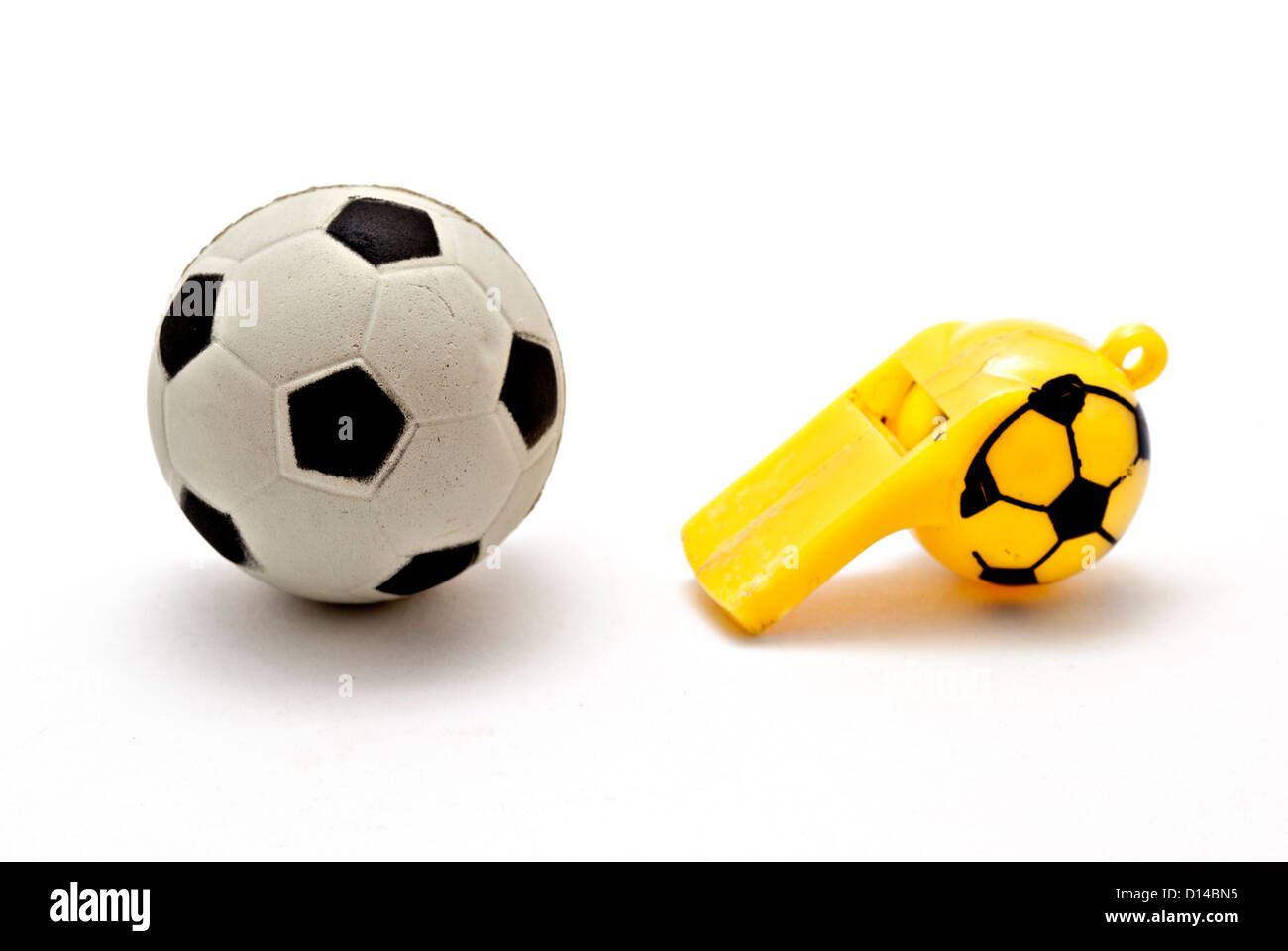 ball football and whistle Stock Photo - Alamy