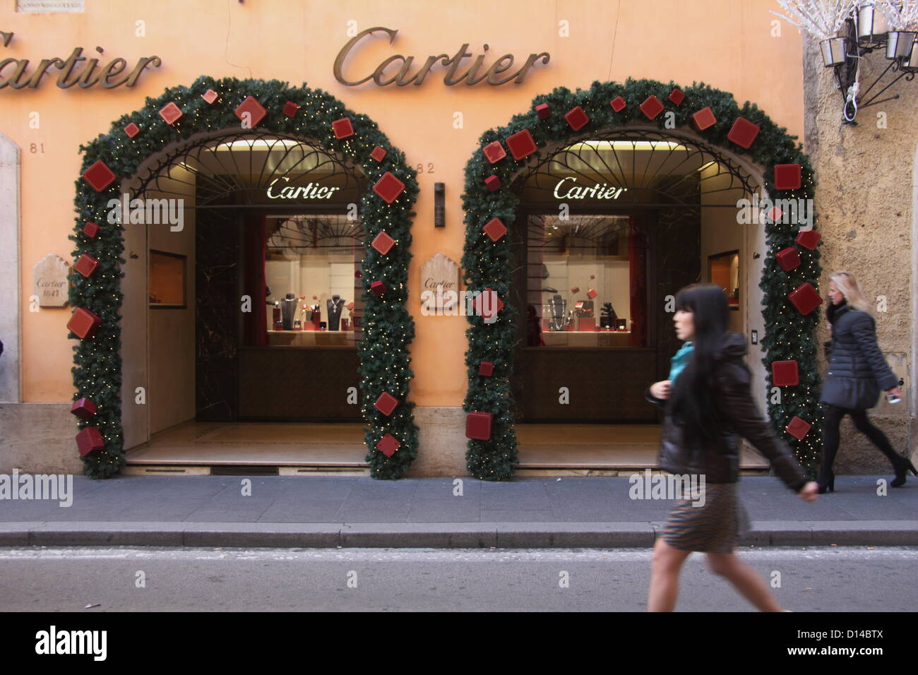 Cartier shop in rome italy hi-res stock photography and images - Alamy