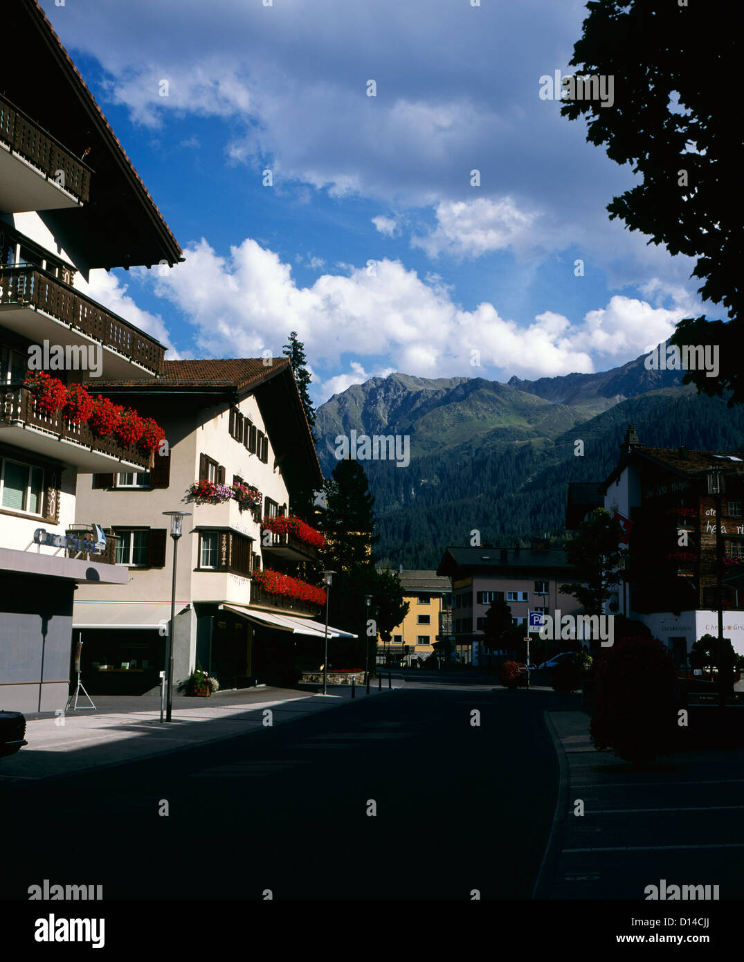 Klosters Graubunden Switzerland Stock Photo - Alamy