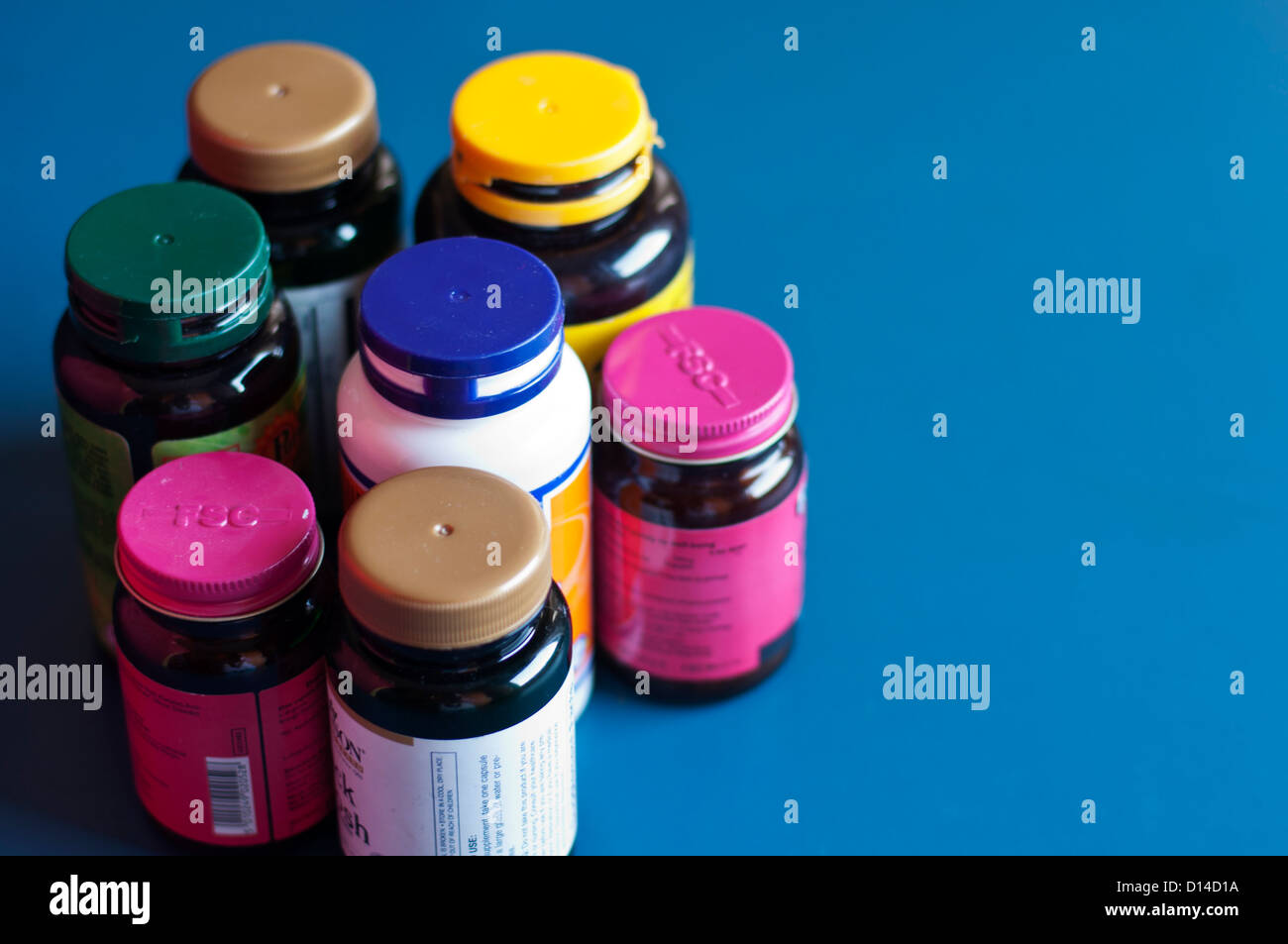 Different brands supplements hi-res stock photography and images - Alamy
