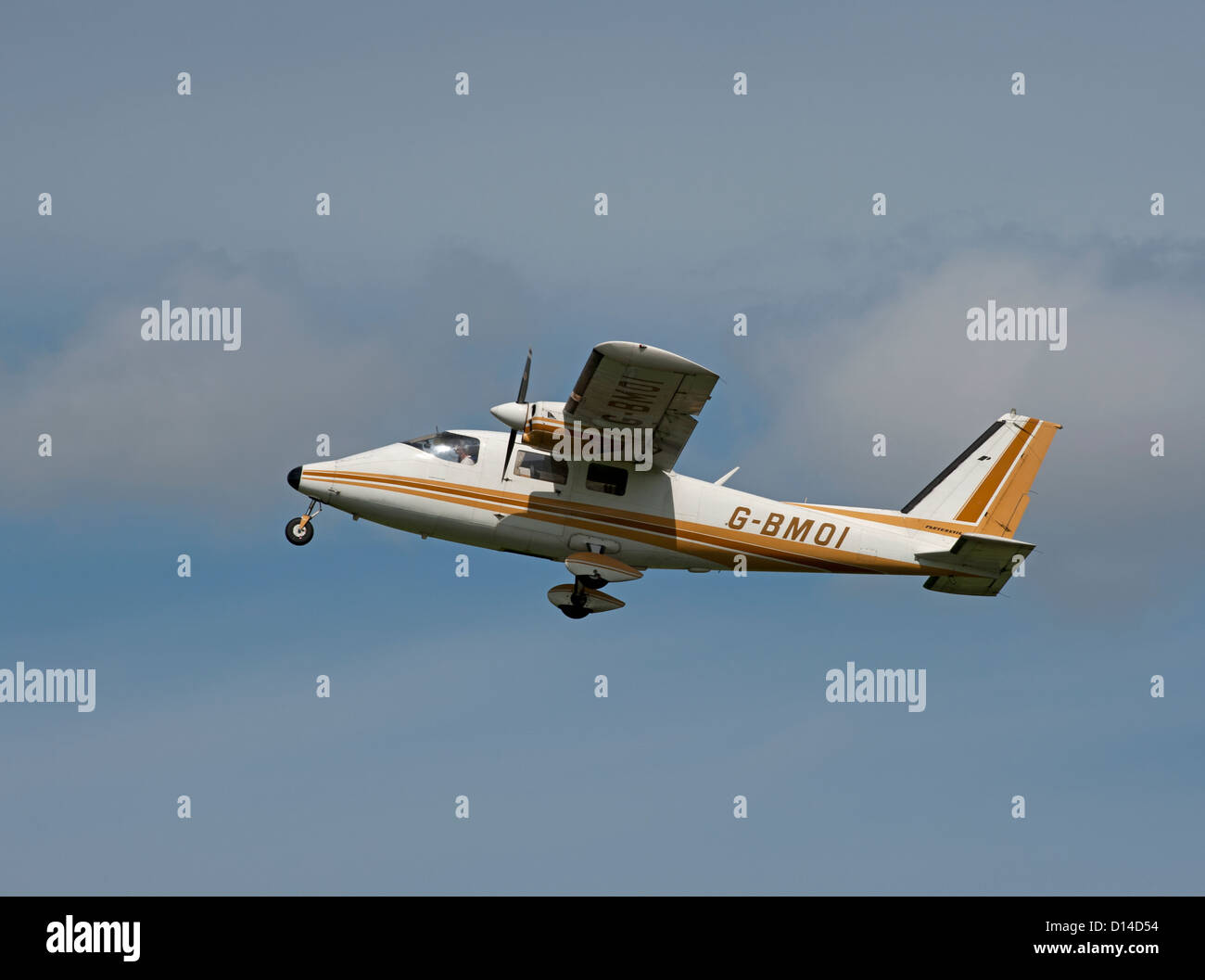 Partenavia P.68B Italian built twin engined light transport plane. SCO ...