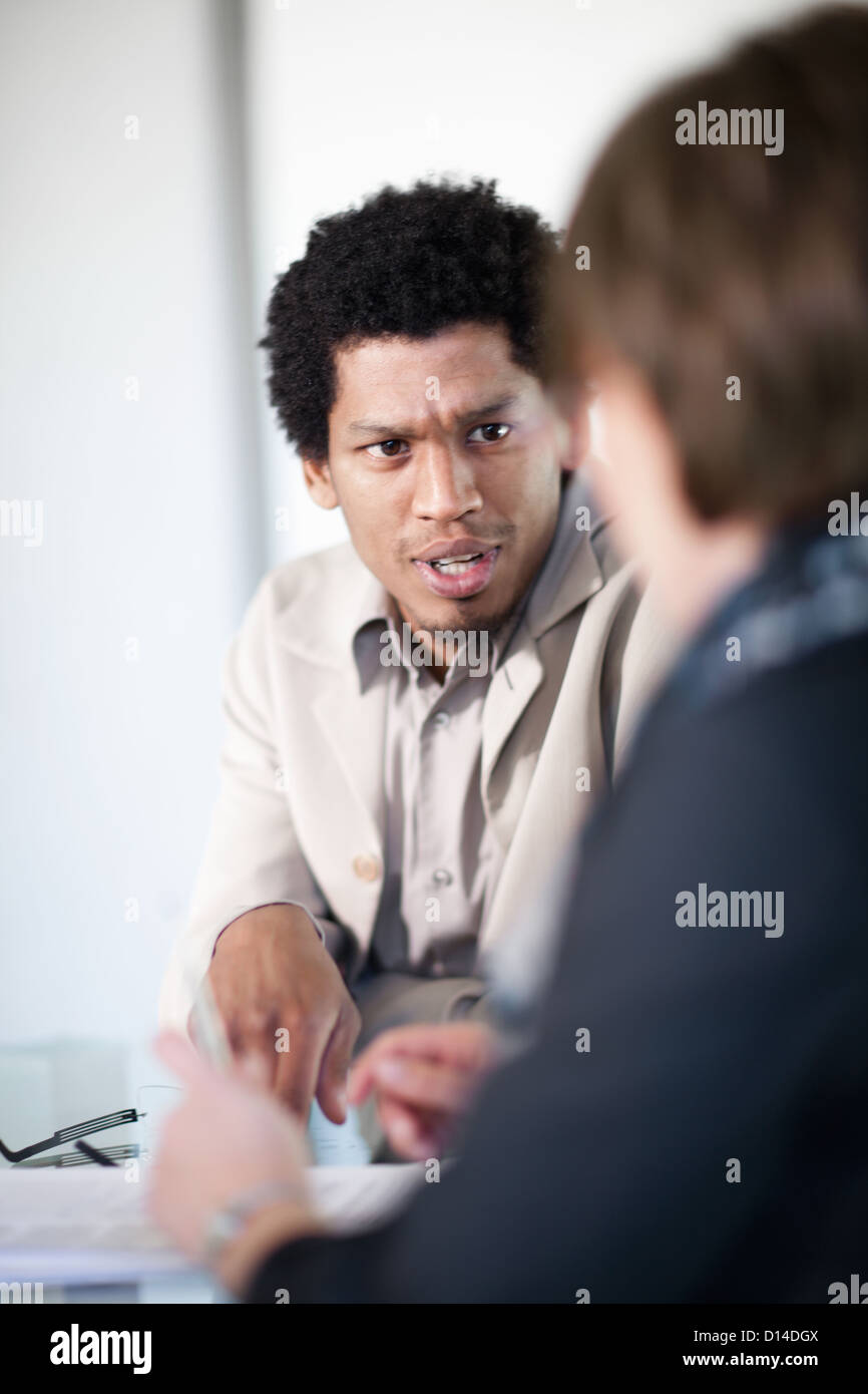Male business meeting disagreement hi-res stock photography and images ...