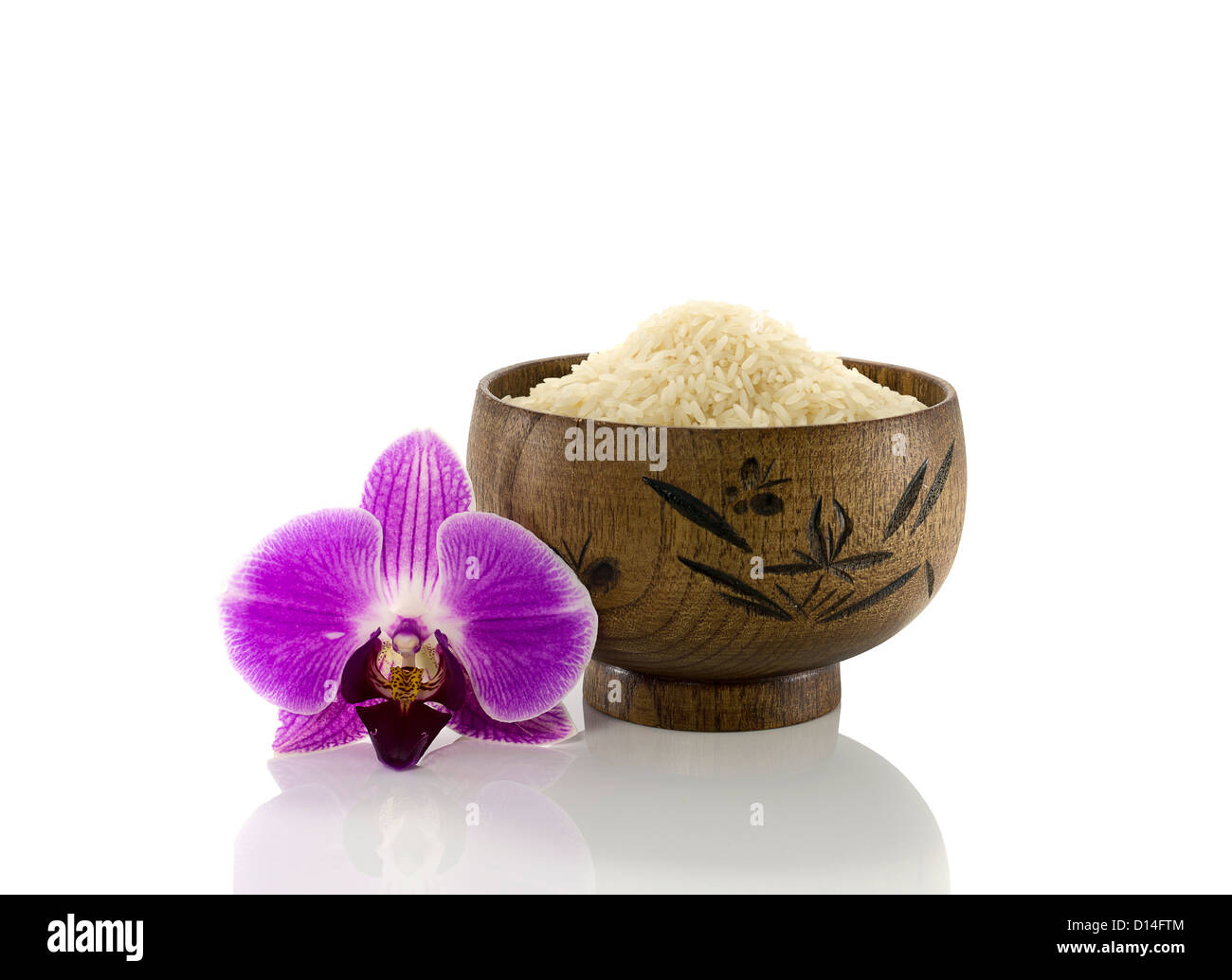 White rice flower hi-res stock photography and images - Alamy