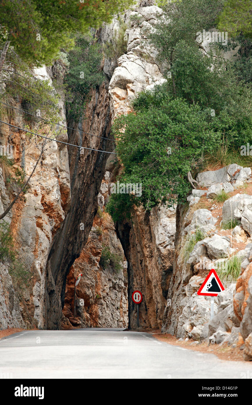 Sa Calobra, Mallorca, Spain, road to Sa Calobra Stock Photo - Alamy