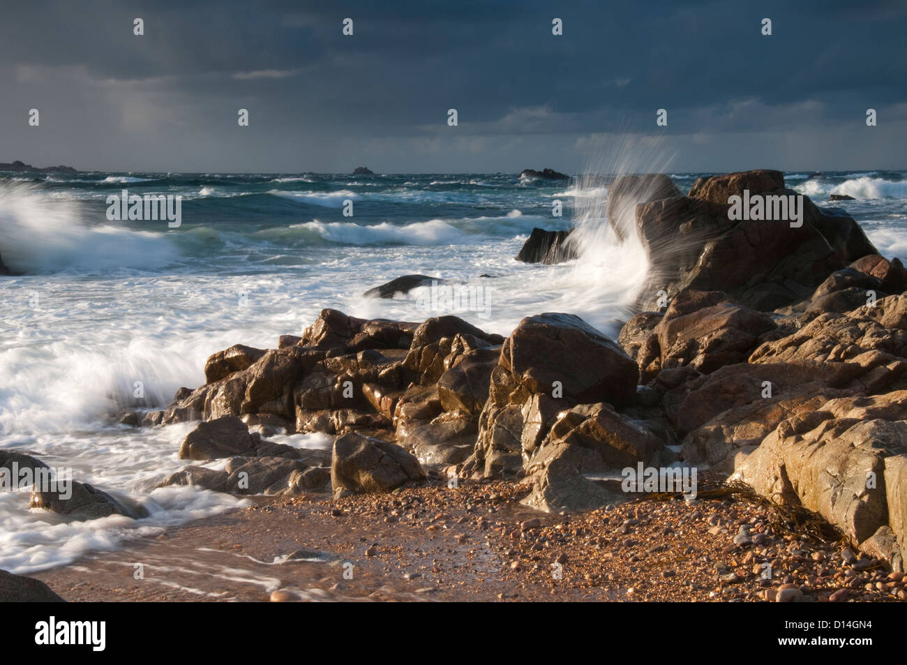 Alderney channel islands clonque beach hi-res stock photography and ...