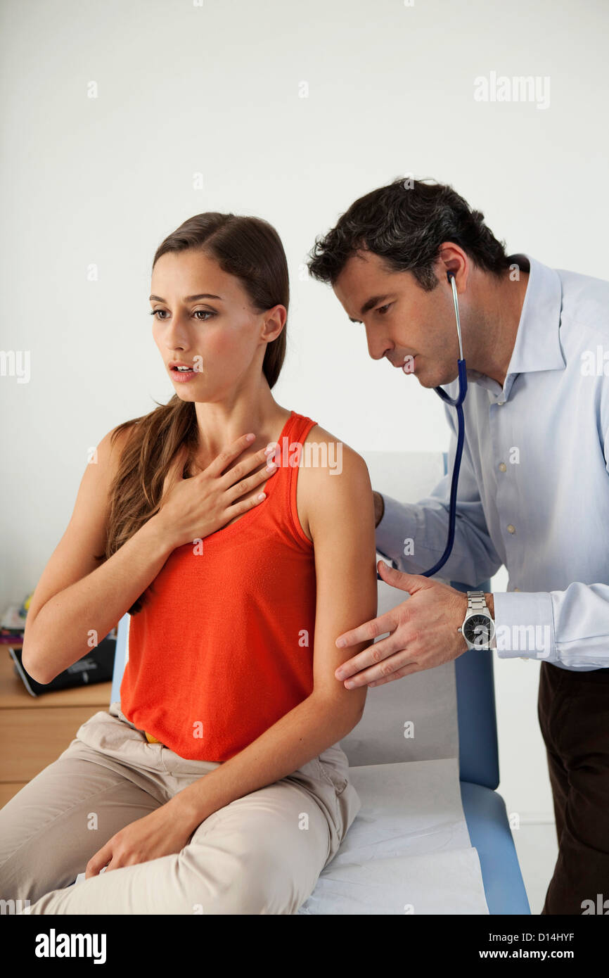 Auscultation lungs respiratory system hi-res stock photography and ...