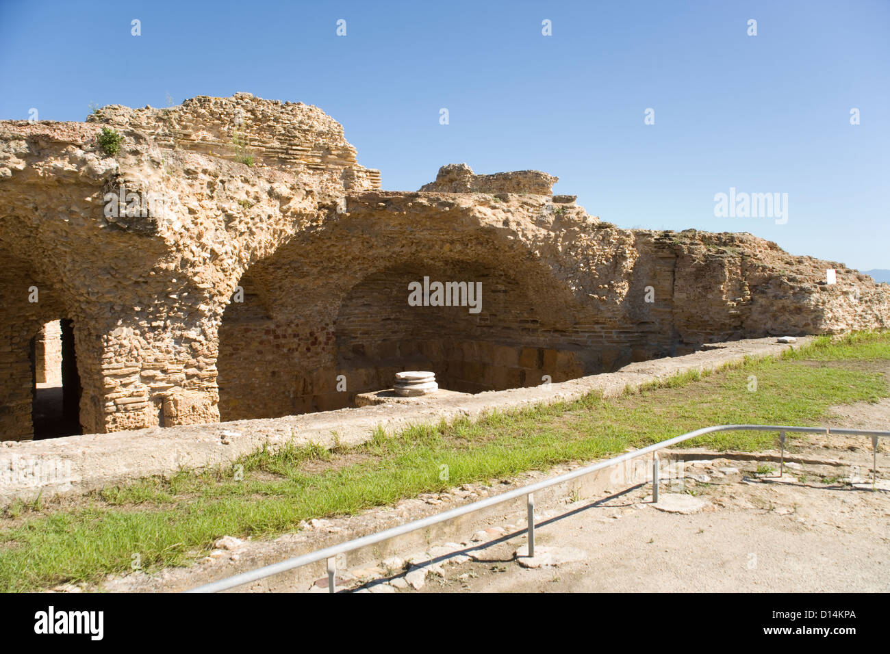 The Antonine Roman Baths in Carthage near Tunis in Tunisia Stock Photo ...