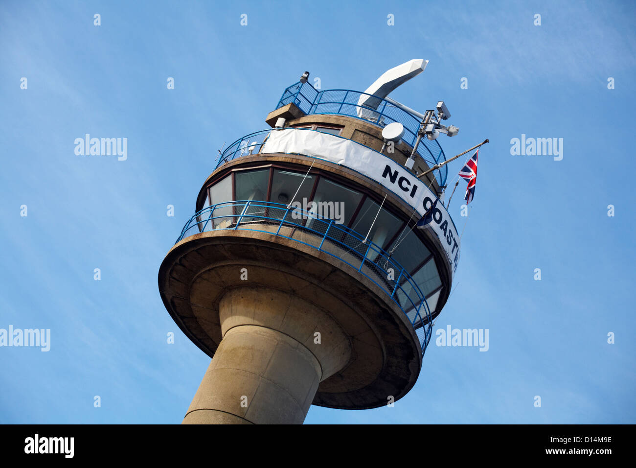 National Coastwatch Institution NCI coastguard tower at Calshot ...