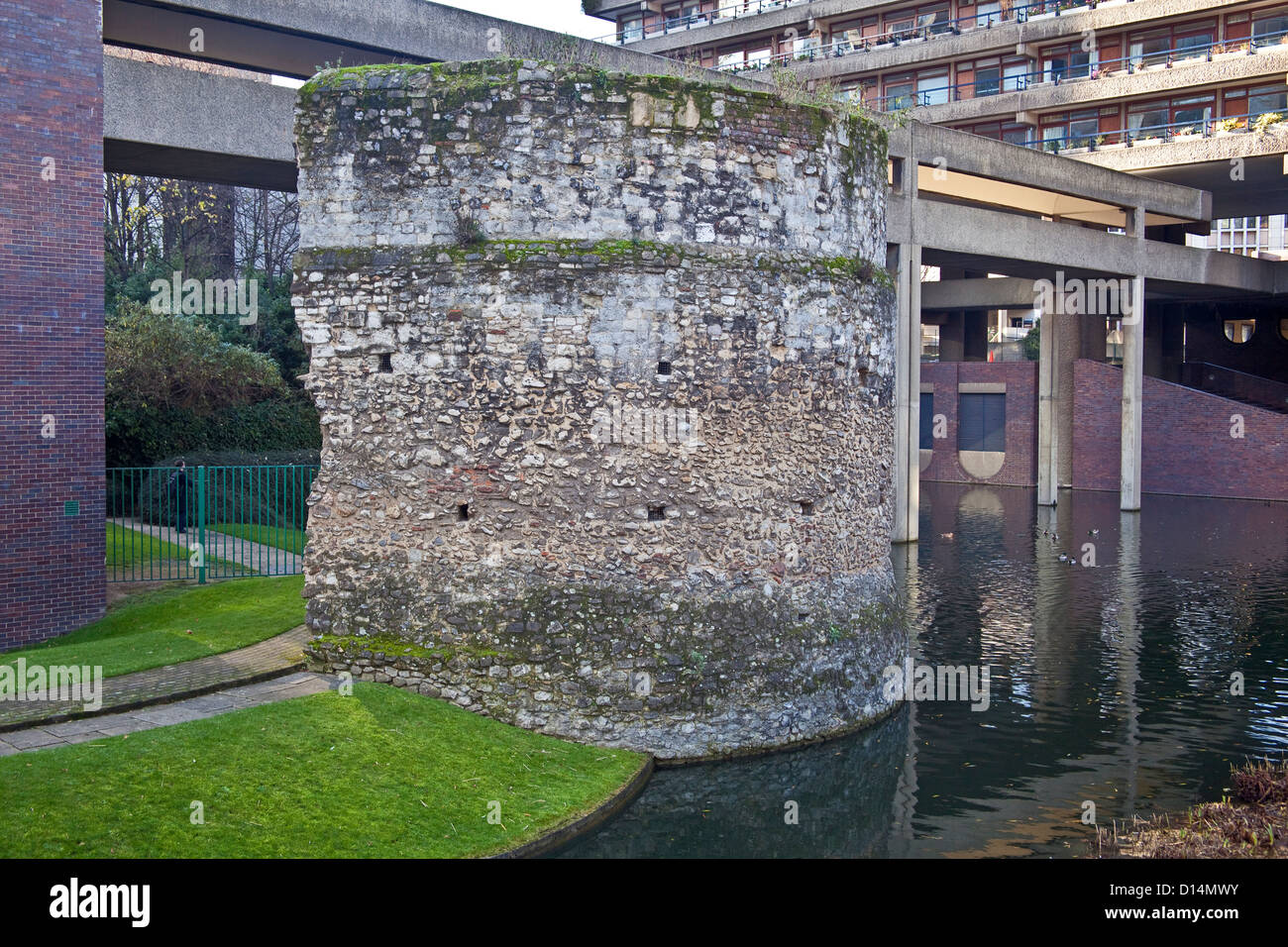 Barbican wall hi-res stock photography and images - Alamy