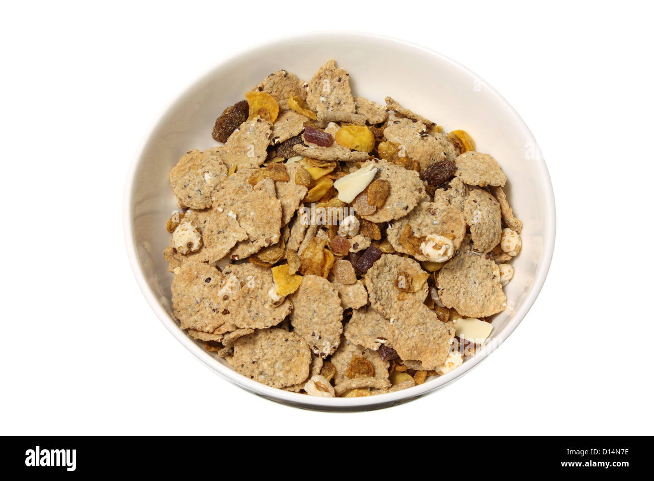 Bowl of Breakfast Cereal Stock Photo - Alamy