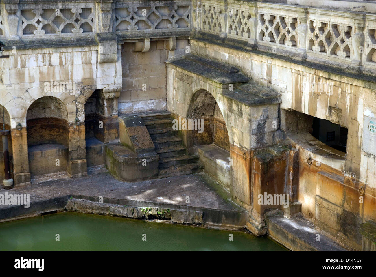 The Kings Bath in the Roman baths, Bath Spa Somerset Stock Photo - Alamy