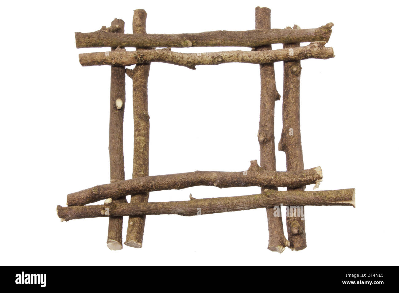 Sticks Arranged in Shape of Square Stock Photo - Alamy