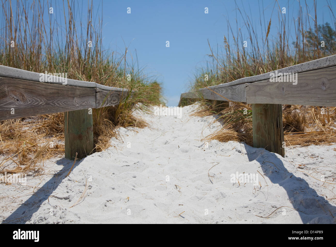 USA, Florida, St. Petersburg, Pathway on beach Stock Photo - Alamy