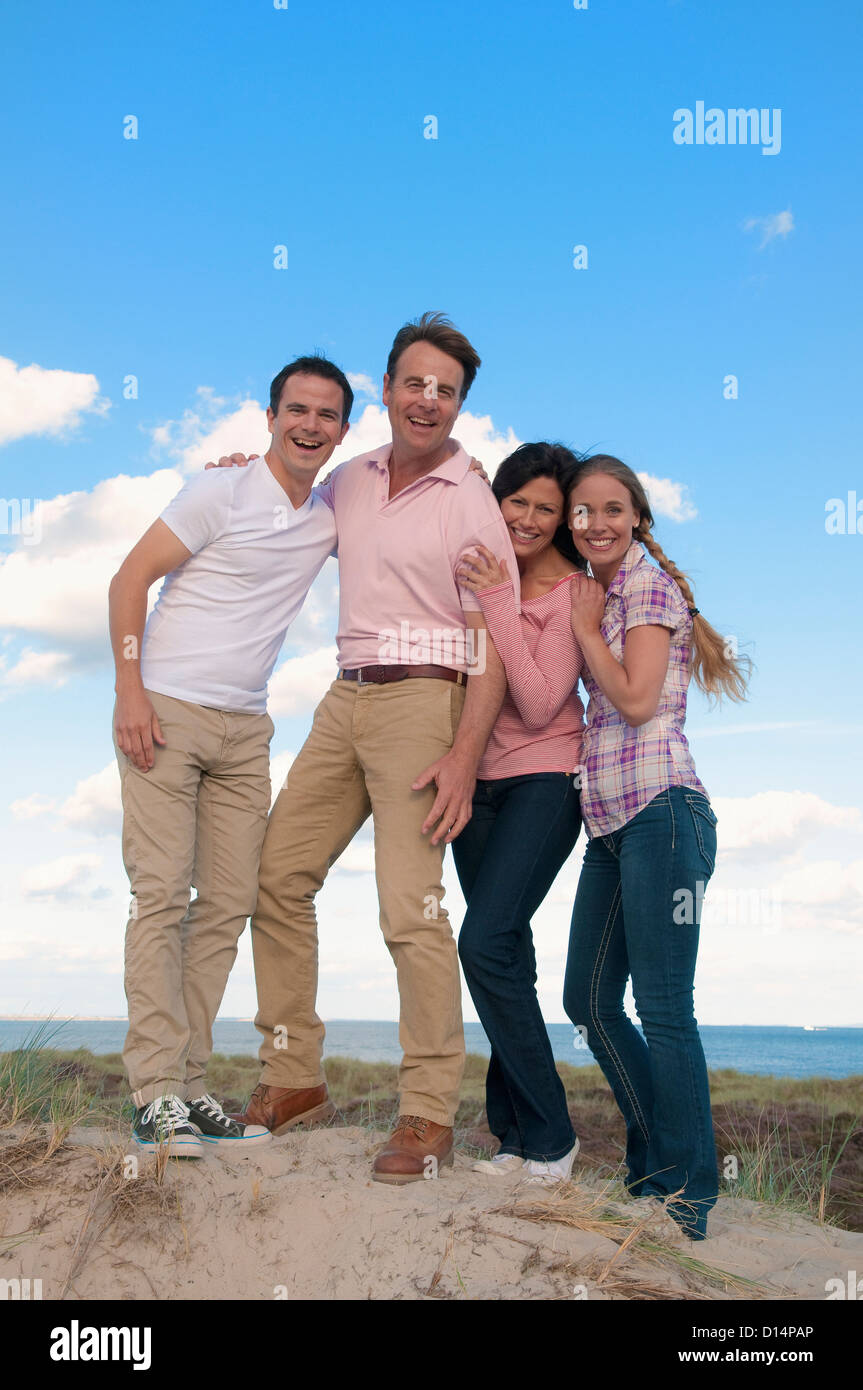 Couple smiling together outdoors Stock Photo - Alamy