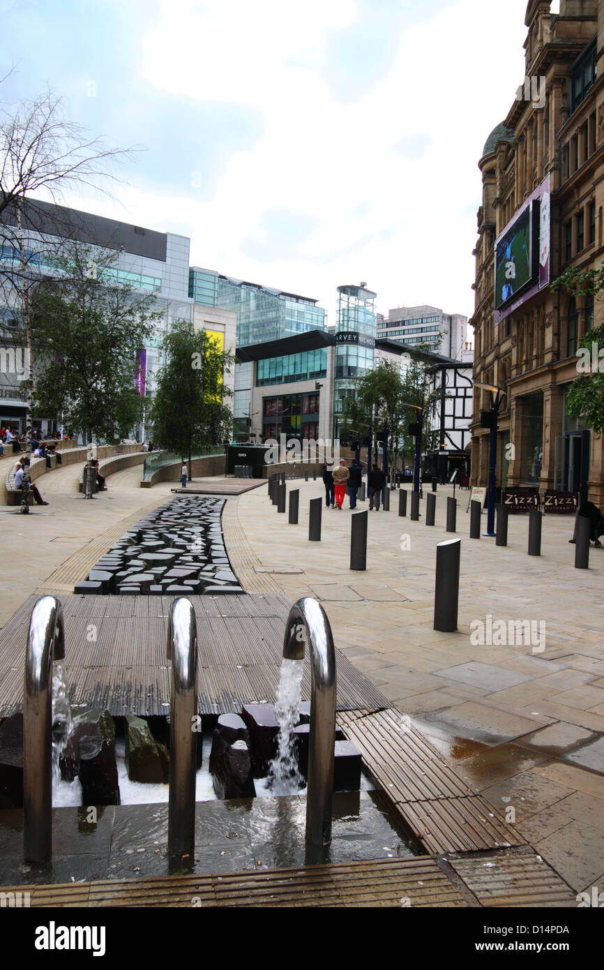 Exchange Square, Manchester Stock Photo - Alamy