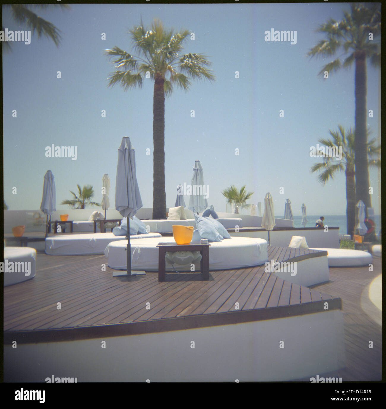 Hotel Outdoor Seating Stock Photo - Alamy