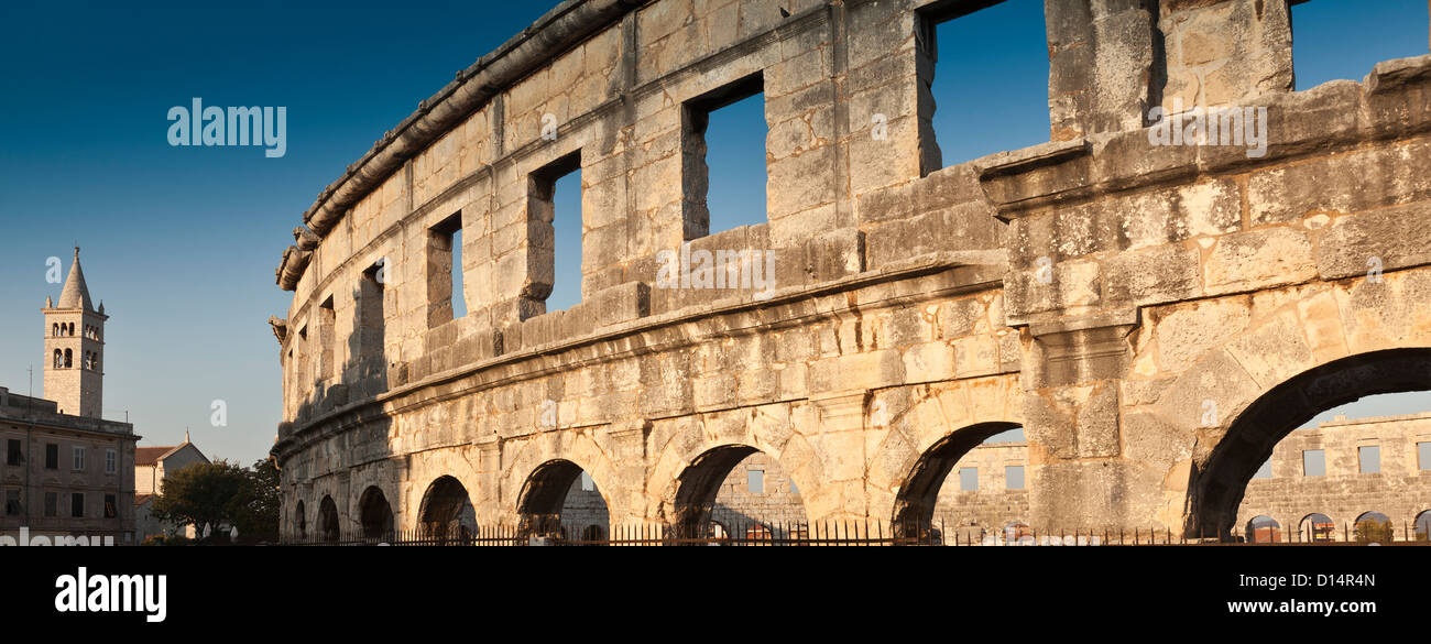 Ancient ruins of arena Stock Photo - Alamy