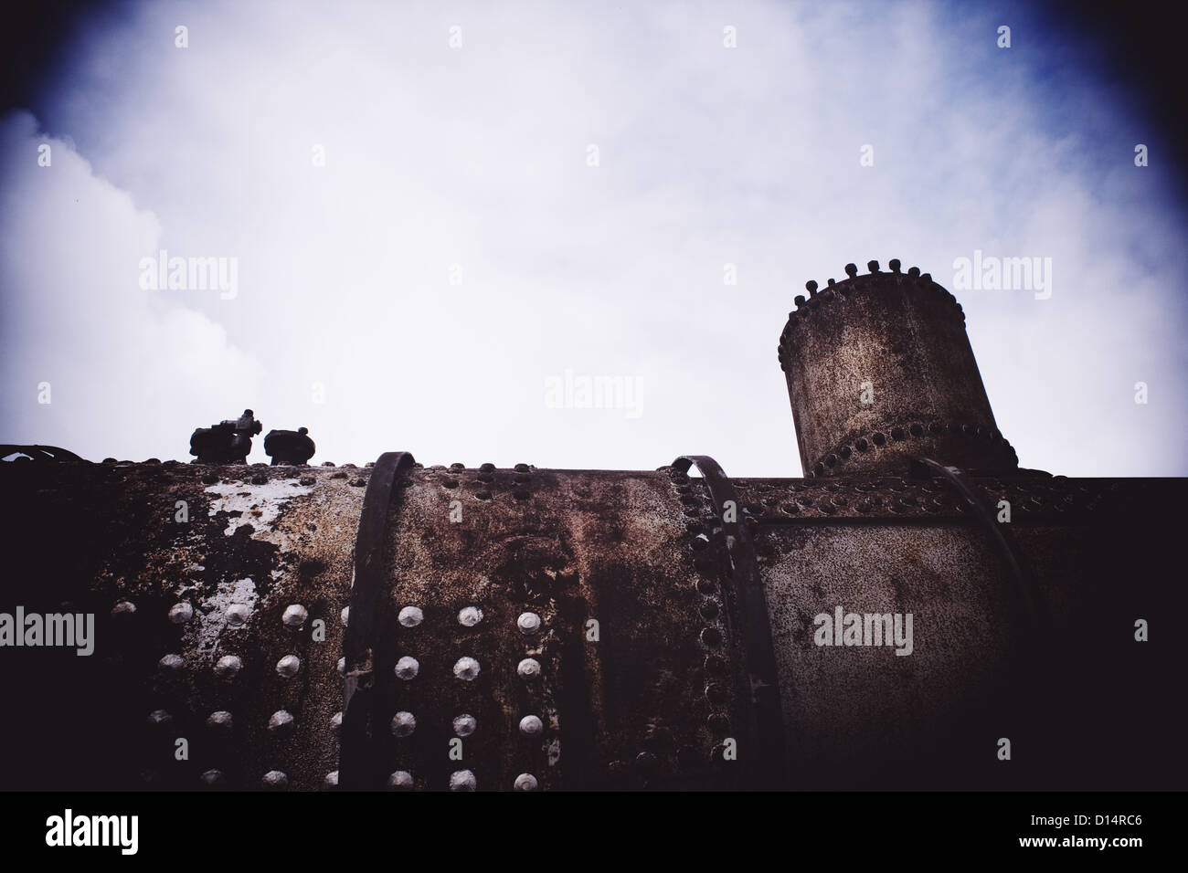 Old rusty steam engine Stock Photo - Alamy