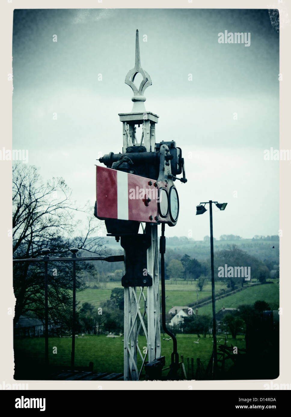 Faded red stop sign hi-res stock photography and images - Alamy