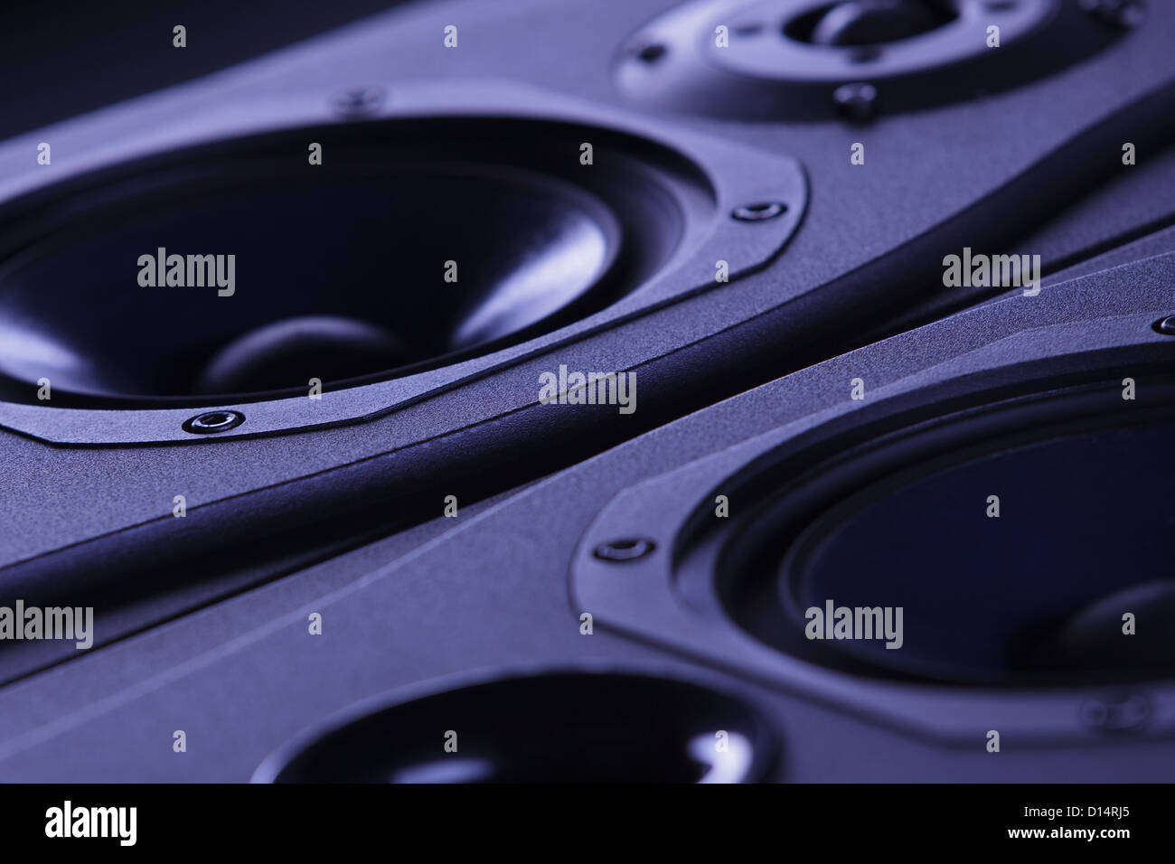 A pair of speakers Stock Photo - Alamy