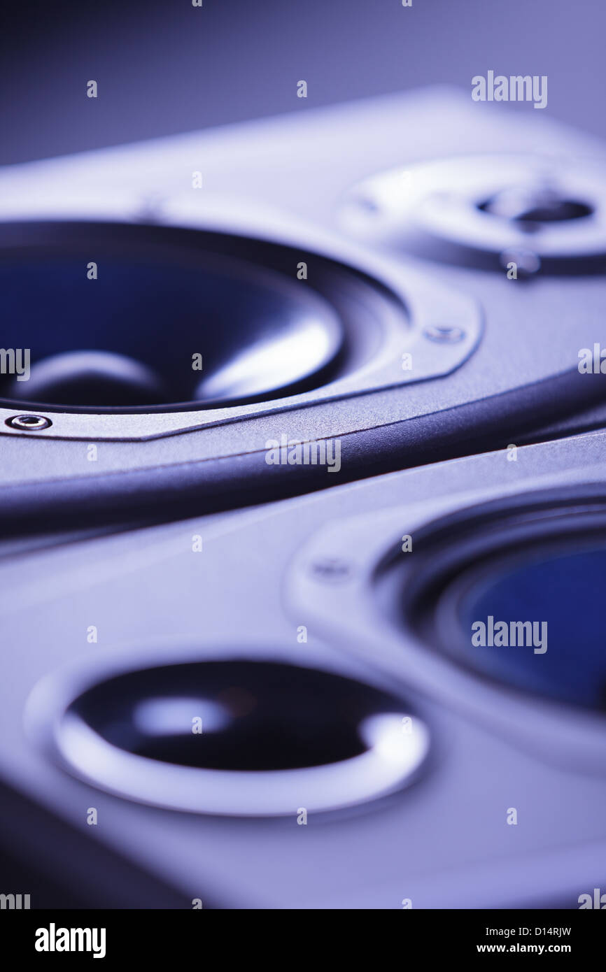 A pair of speakers Stock Photo - Alamy