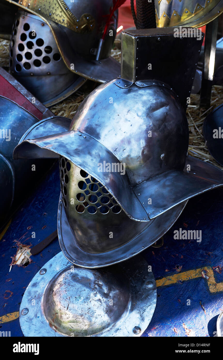 Gladiator helmet hi-res stock photography and images - Alamy