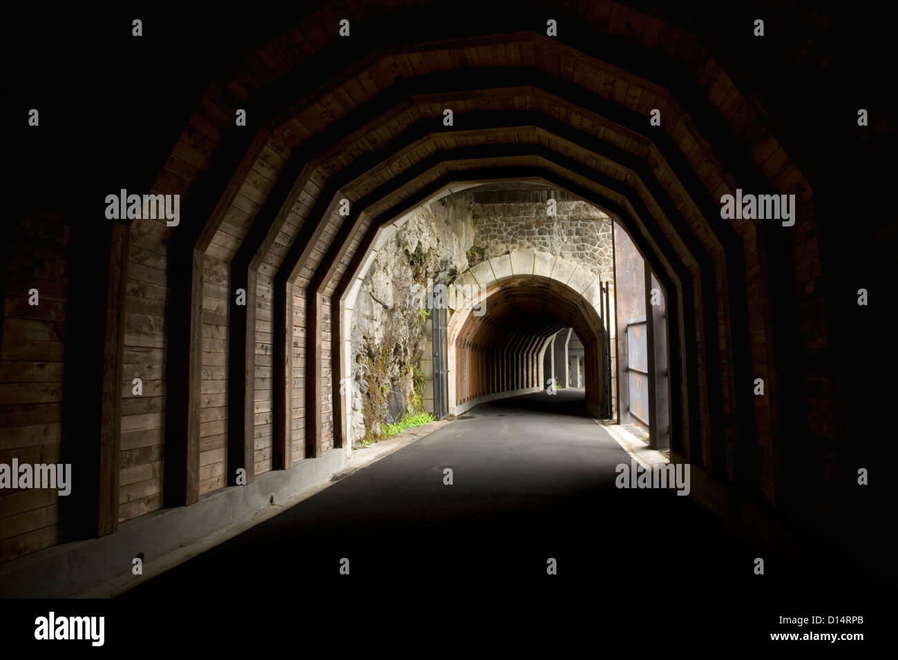 Mosier Twin Tunnels East section of the Historic Columbia River Highway ...