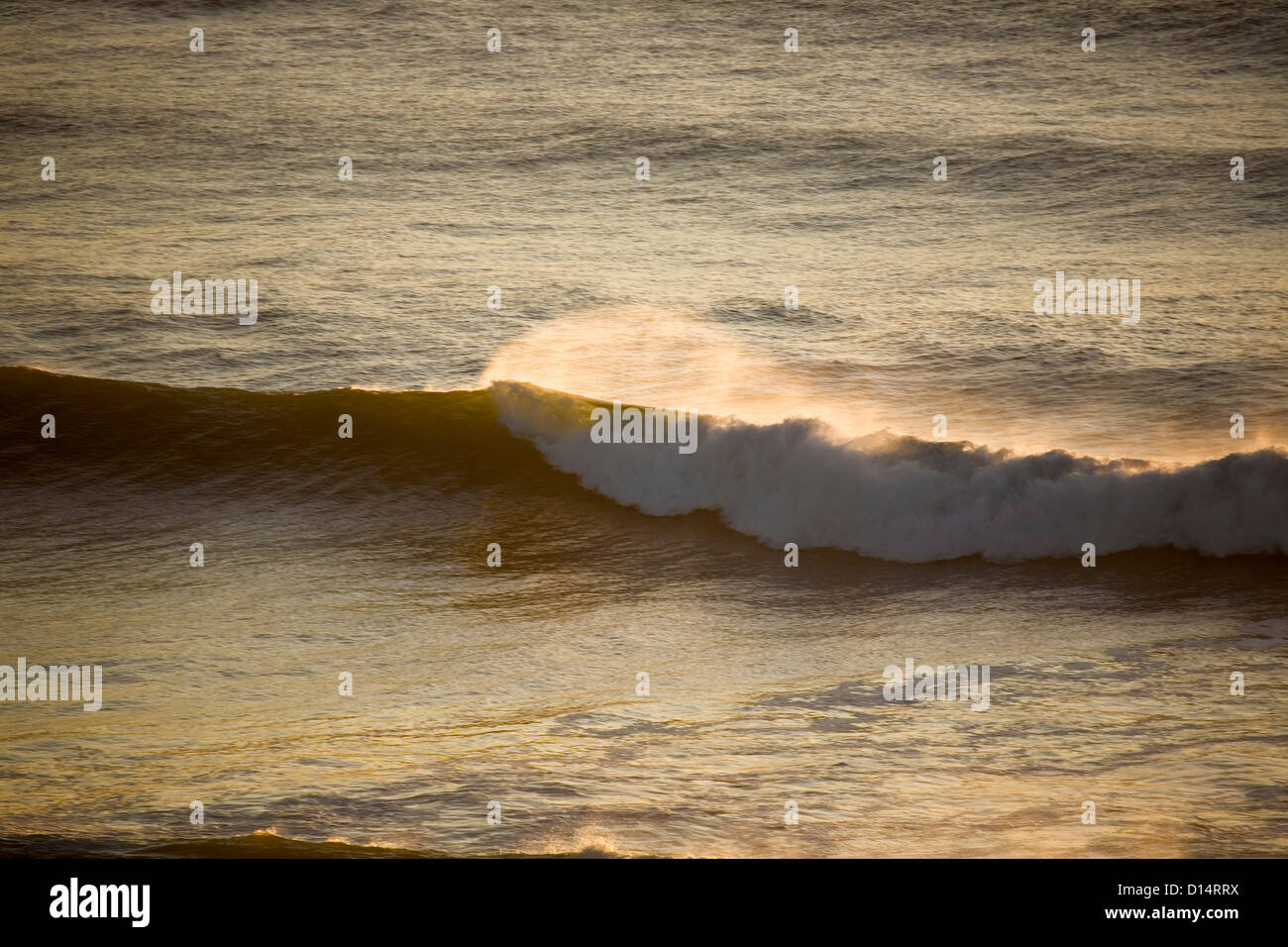 AA00378-00....OREGON - Ocean wave on the Pacific Coast at Ecola State ...