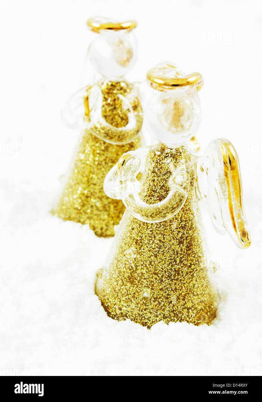 Golden gold angel angels hi-res stock photography and images - Alamy