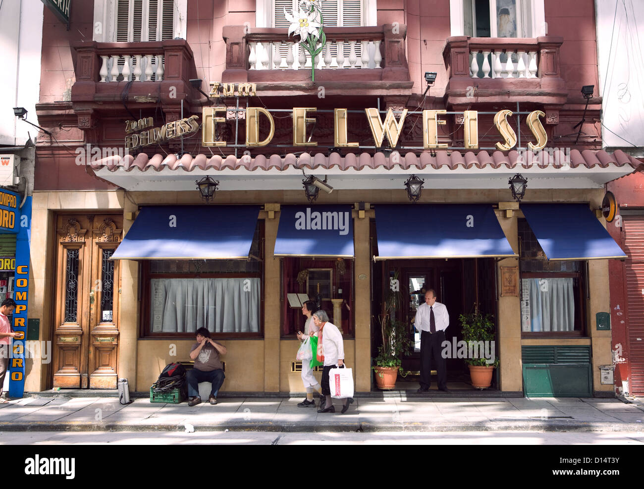 Buenos Aires, Argentina, Edelweiss German Restaurant Stock Photo - Alamy