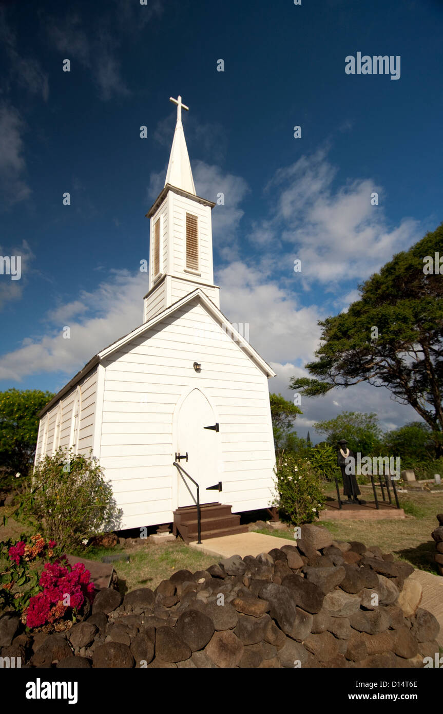 Hawaii, Molokai, Kamalo, St. Joseph's Church Built By Father Damien ...