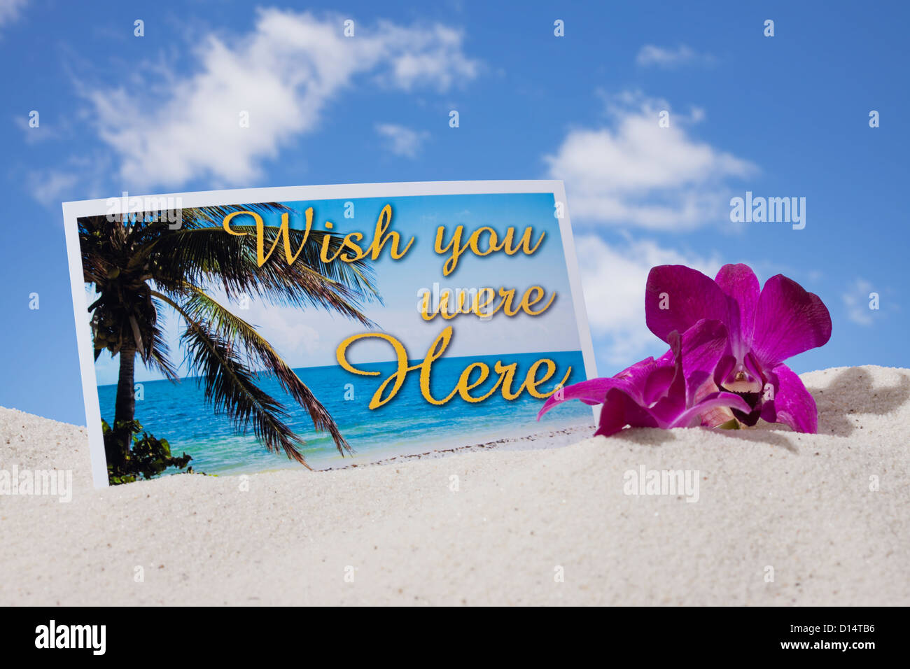 Beach post card hi-res stock photography and images - Alamy