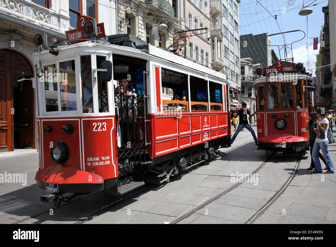 Antique trams hi-res stock photography and images - Alamy
