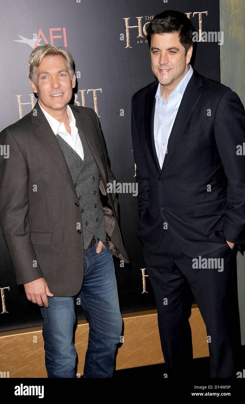 Sam Champion, Josh Elliot at arrivals for THE HOBBIT: AN UNEXPECTED ...