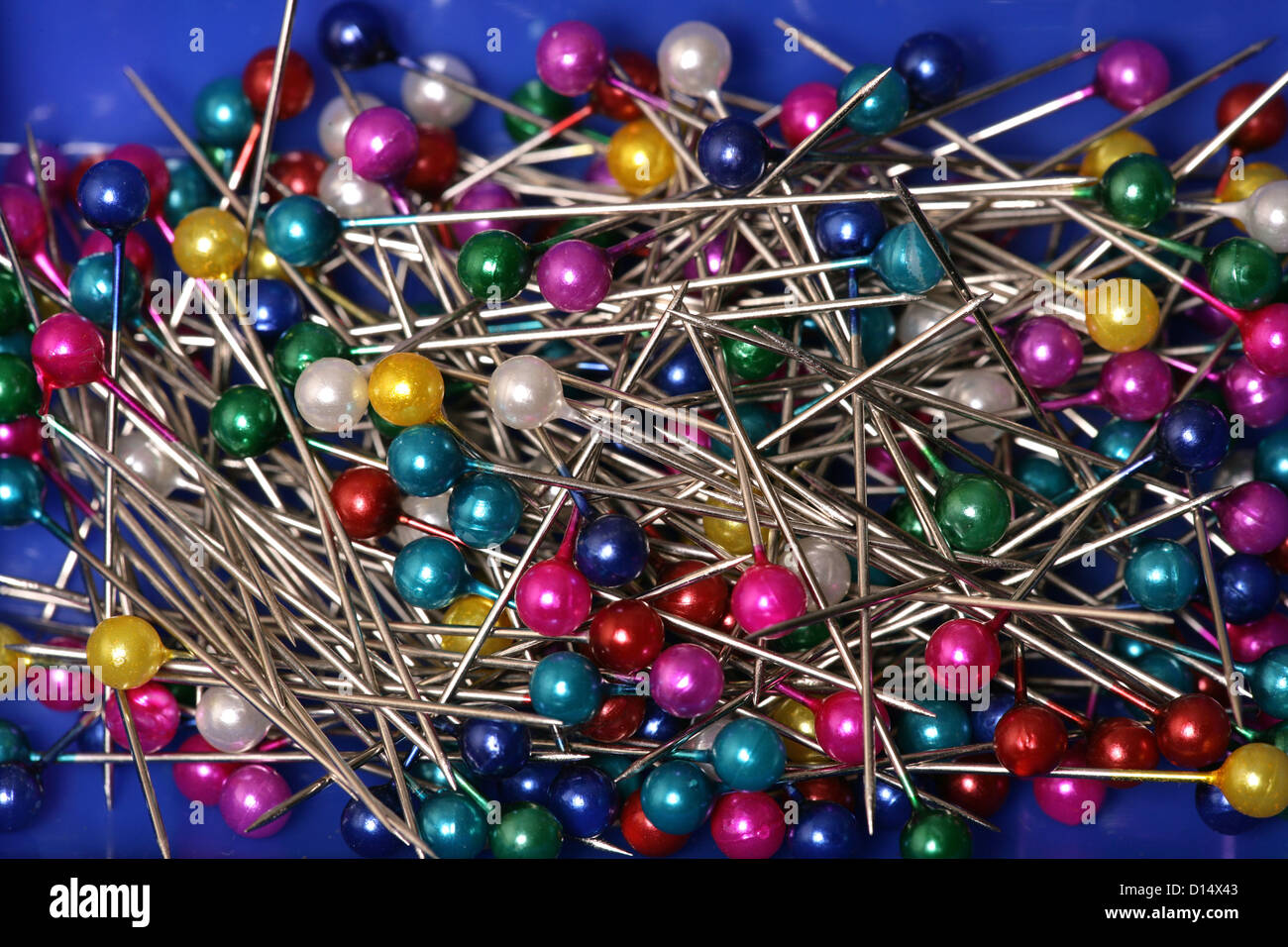 pot of pins background abstract Stock Photo - Alamy