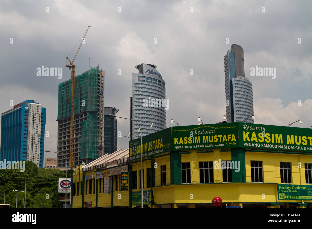 Exterior Facade of a Building in Kuala Lumpur, Malaysia Stock Photo - Alamy