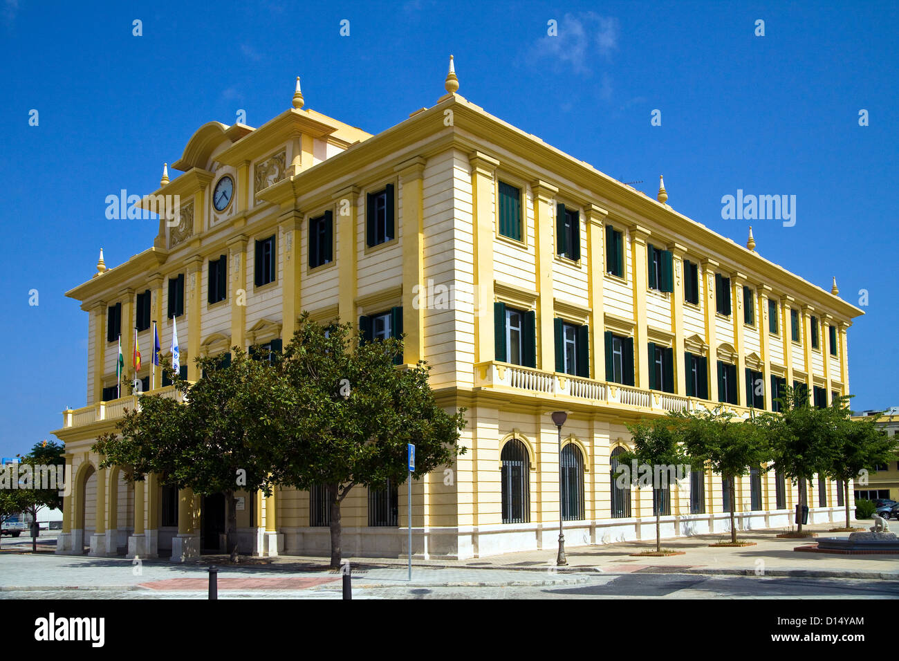 Port Authority Building of Malaga, Andalucia, Spain Stock Photo - Alamy