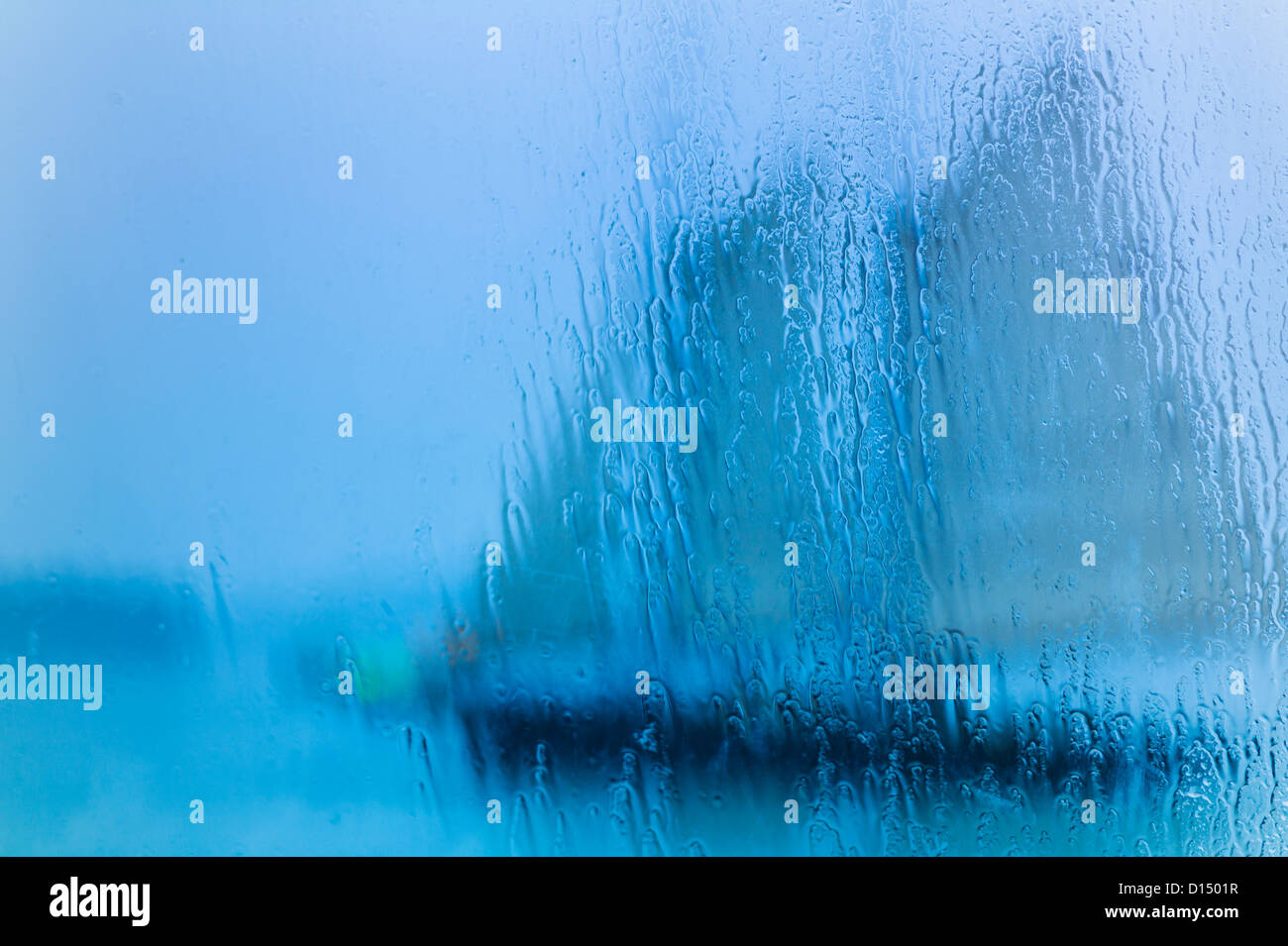 USA, Maine, Portland, Schooner seen through wet window Stock Photo - Alamy