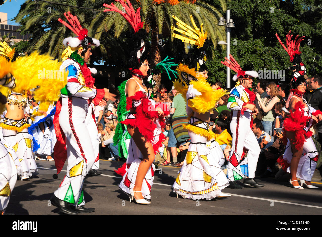 Tenerife carnival parade hi-res stock photography and images - Alamy
