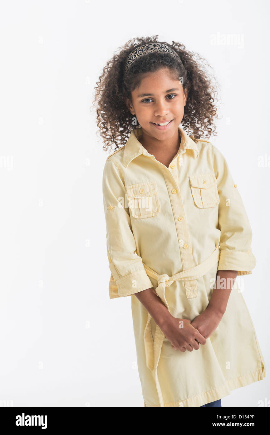 Girl studio standing 6 hi-res stock photography and images - Alamy