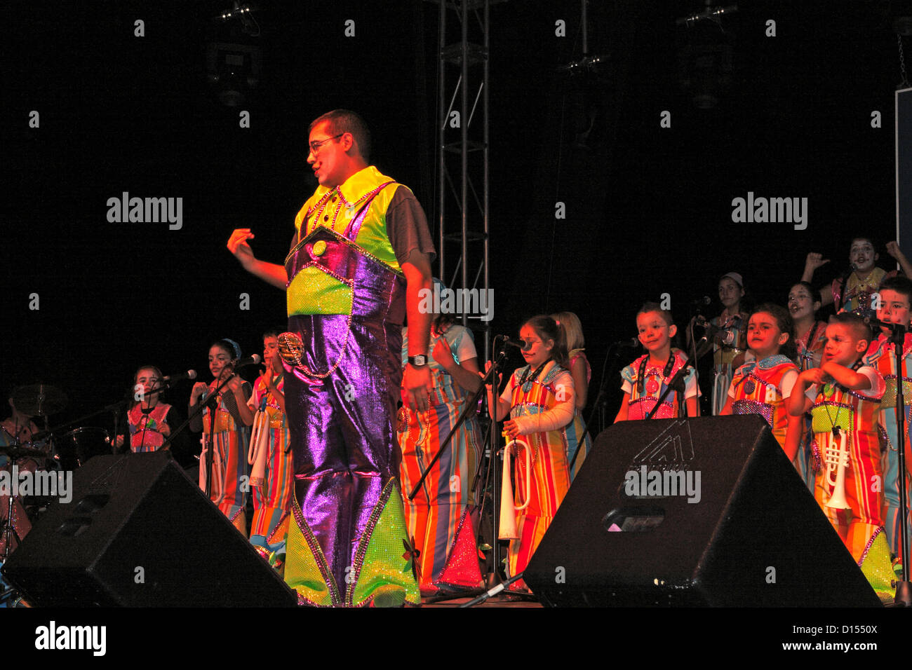 night live show in the Canaries (Carnival Stock Photo - Alamy