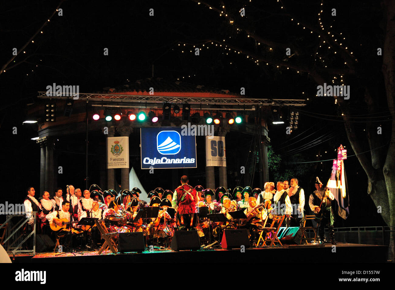 night live show in the Canaries (Carnival Stock Photo - Alamy