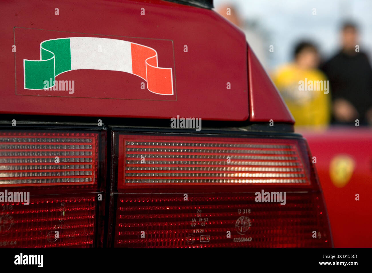 Car italy flag hi-res stock photography and images - Alamy