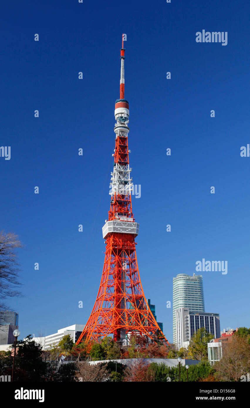 The Tokyo Tower Tokyo Japan Stock Photo - Alamy