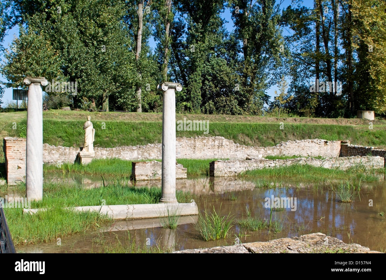 Archaeological site of ancient Dion of Katerini city in north Greece ...